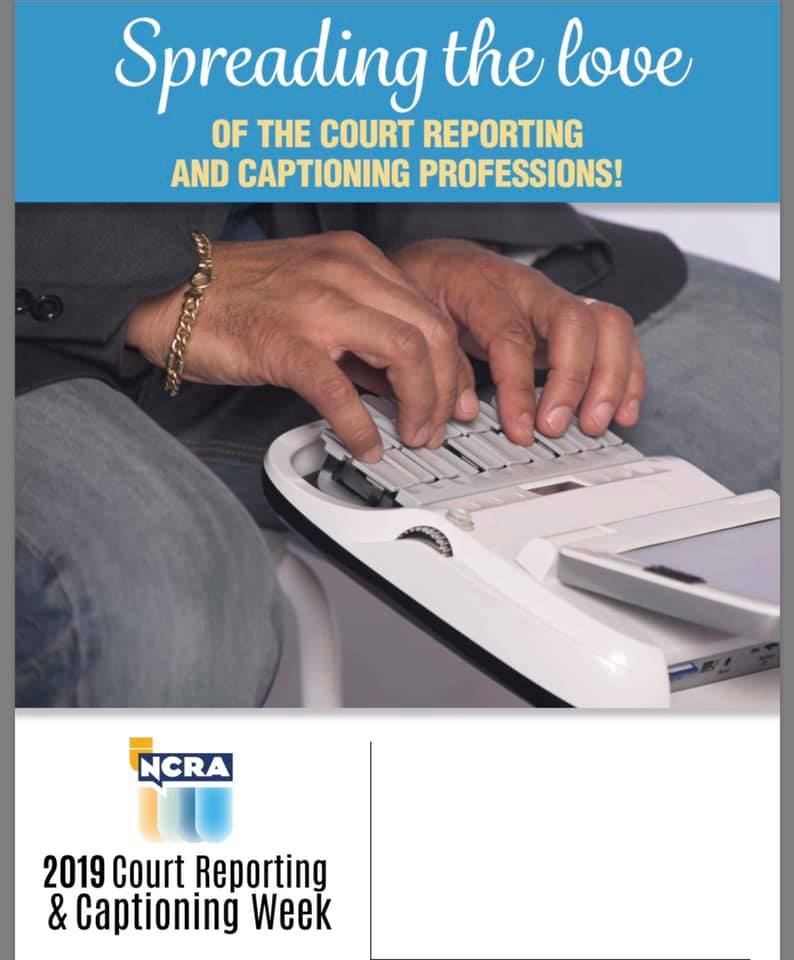 This week is Court Reporter and Captioning Week. We want to recognize ...